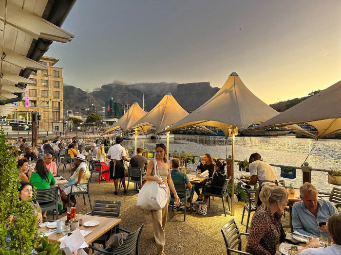 Den Anker Restaurant at the V&A Waterfront in Cape Town