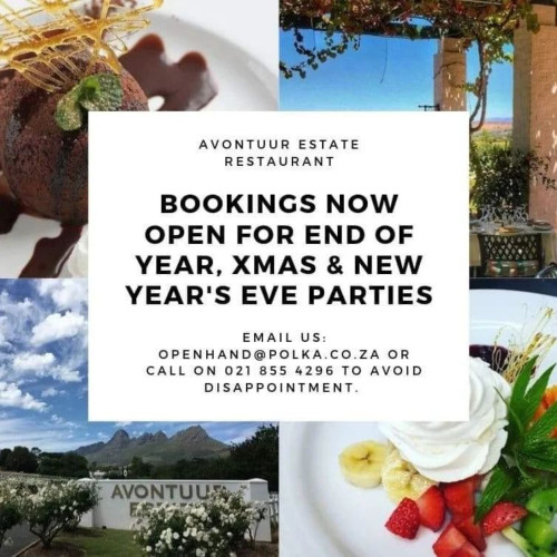 Avontuur Estate Restaurant in Stellenbosch